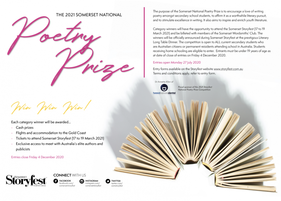 The 2021 Somerset National Poetry Prize | Australian Poetry